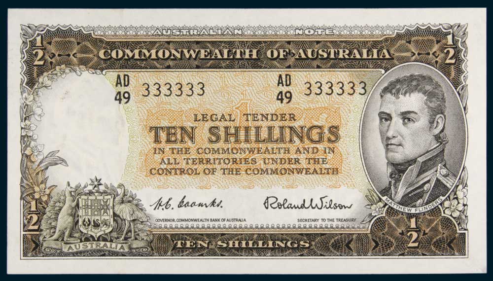 Australian Pre-Decimal Banknotes - Commonwealth Issues - Sale 102 ...