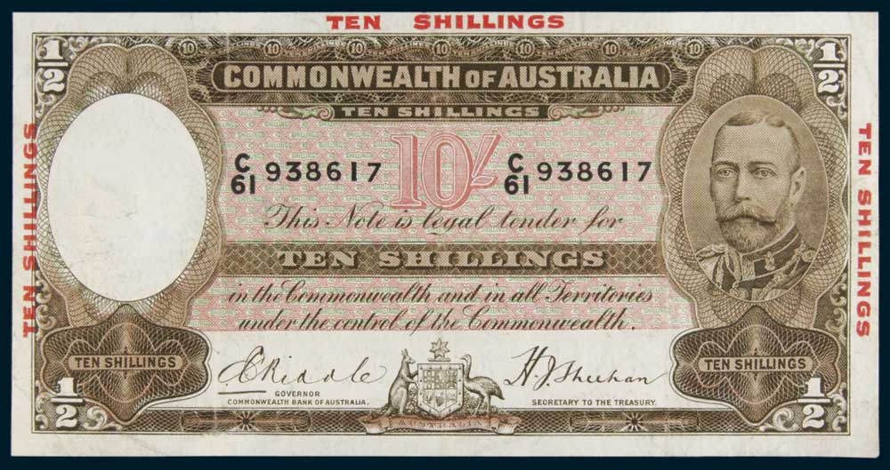Australian Pre-Decimal Banknotes - Commonwealth Issues - Sale 102 ...