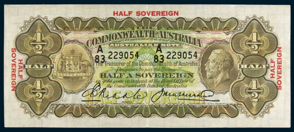 Australian Pre-Decimal Banknotes - Commonwealth Issues - Sale 102 ...