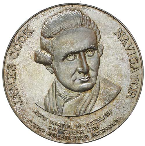 Captain Cook Medals - Sale 113 - Noble Numismatics