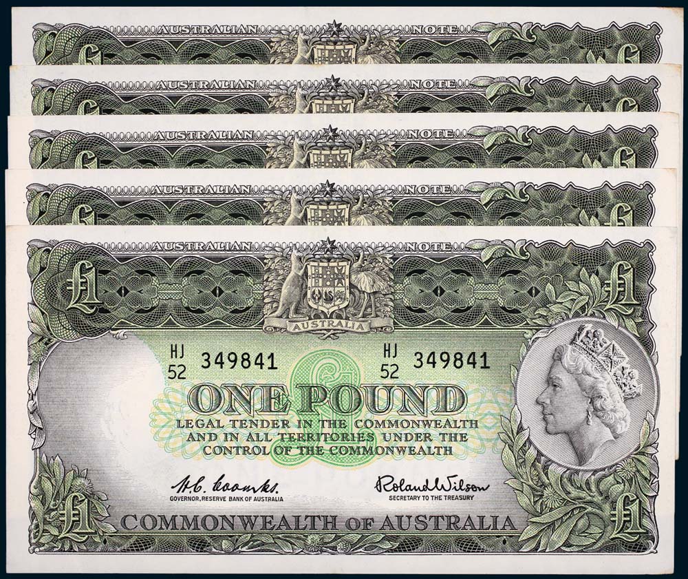 Australian Banknotes - Comm. Issues - Pre-Decimal - Sale 126 - Noble ...