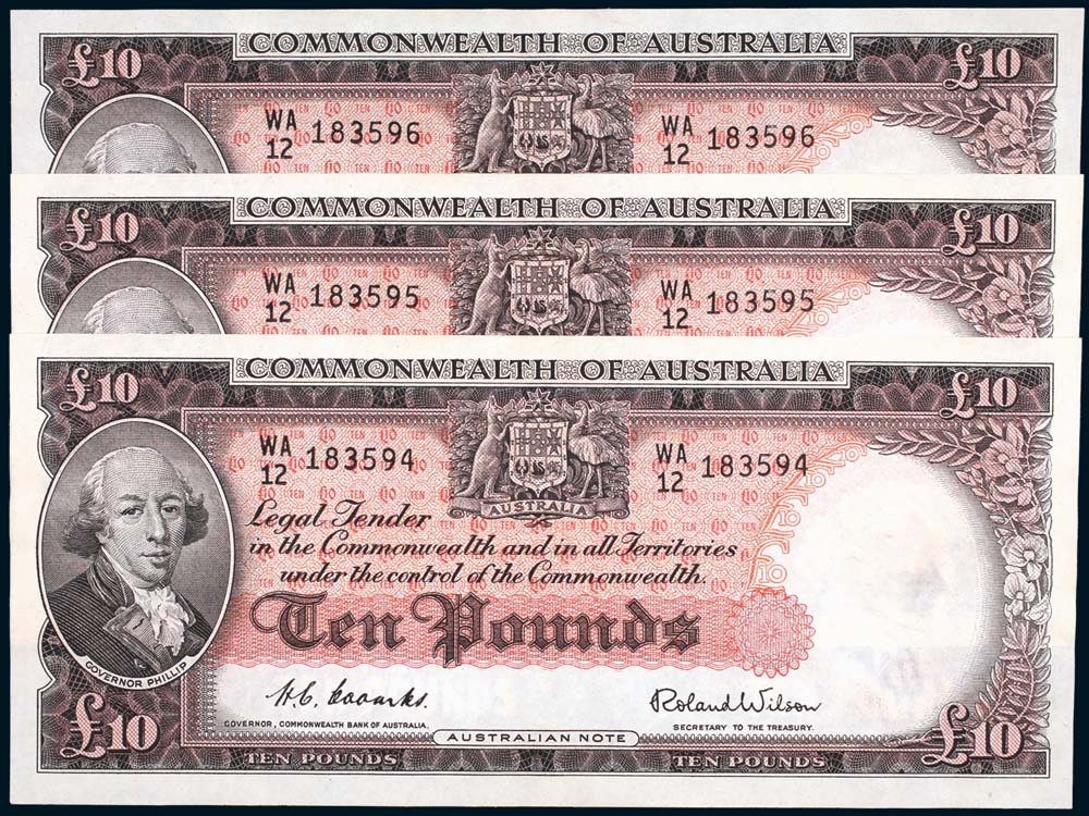 Australian Banknotes - Comm. Issues - Pre-Decimal - Sale 126 - Noble ...