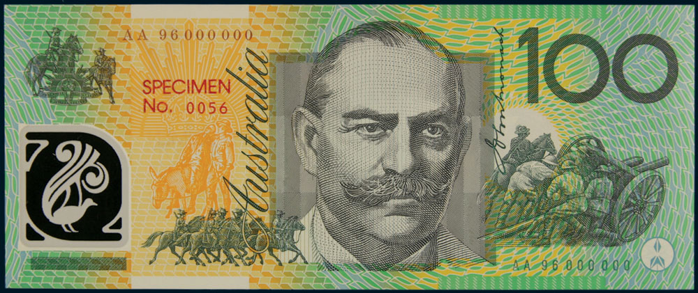Australian Banknotes - Decimal Specimen Notes - Sale 89 - Noble Numismatics