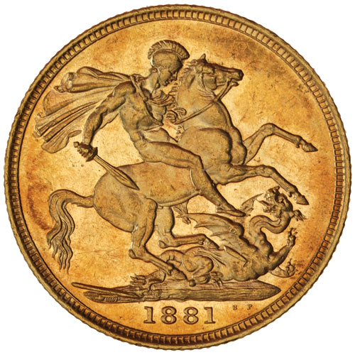 Australian Gold Coins - Imperial Sovereigns - St George Rev - Sale 91 ...