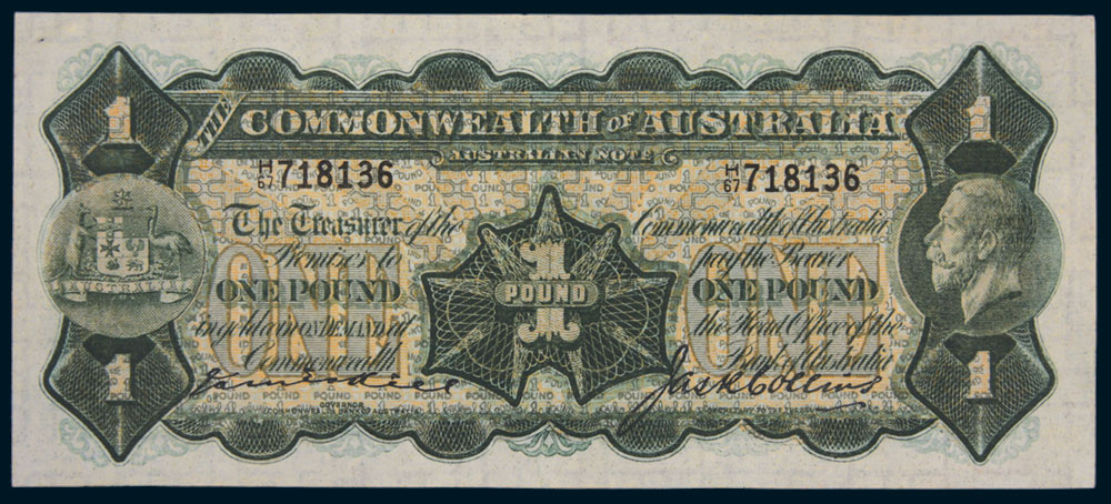 Australian Banknotes - Commonwealth Issues - Pre-Decimal - Sale 91 ...