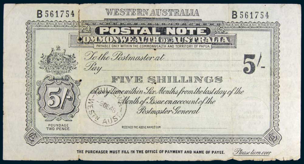 Postal Notes - Sale 97 - Noble Numismatics